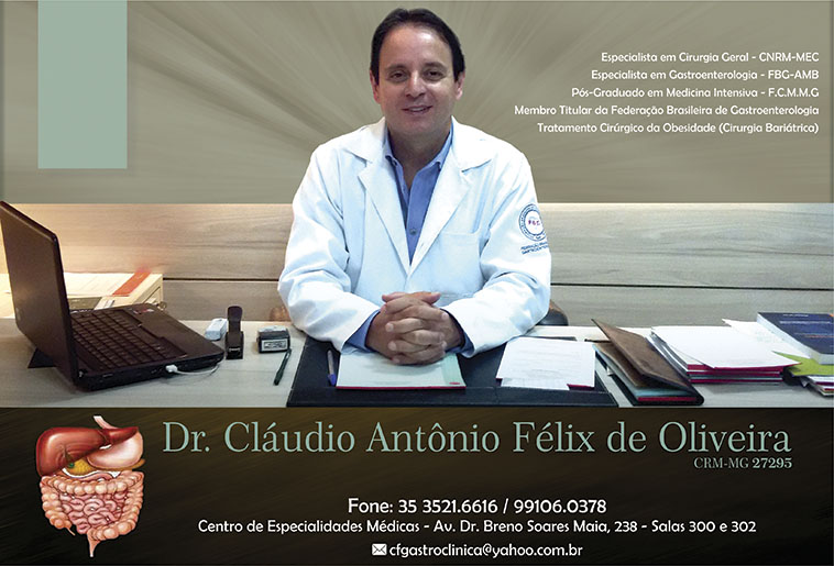 DR CLÁUDIO ANTÔNIO FÉLIX DE OLIVEIRA - GASTROCLÍNICA, 3521-6616 - Click ...