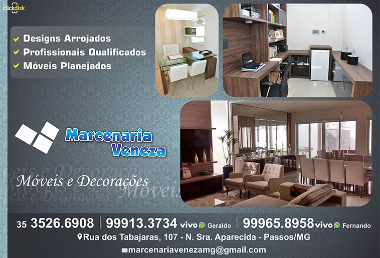 .MARCENARIA VENEZA - MÓVEIS PLANEJADOS, 3526-6908 - Click & Disk