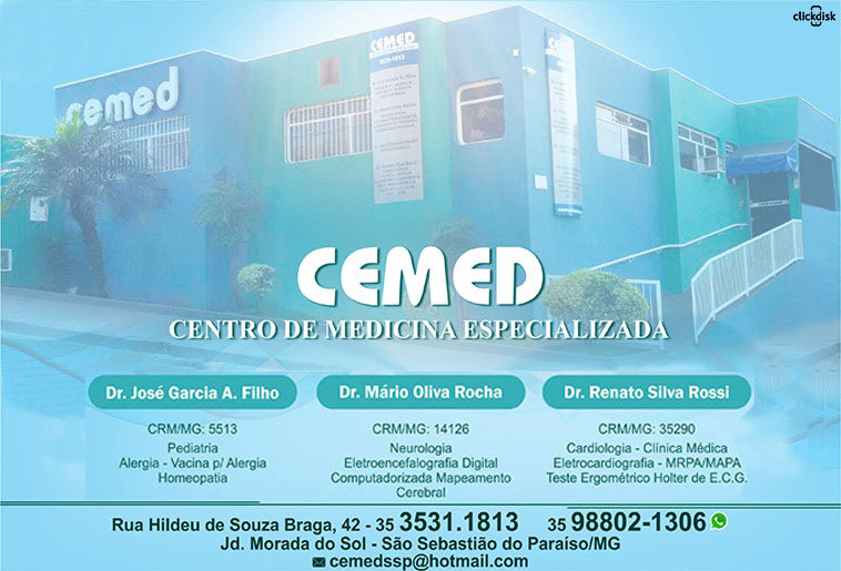 CEMED CENTRO DE MEDICINA ESPECIALIZADO, 3531-1813 - Click & Disk