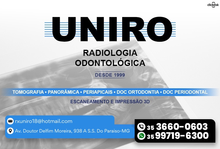Banner .RADIOLOGIA ODONTOLOGICA UNIRO