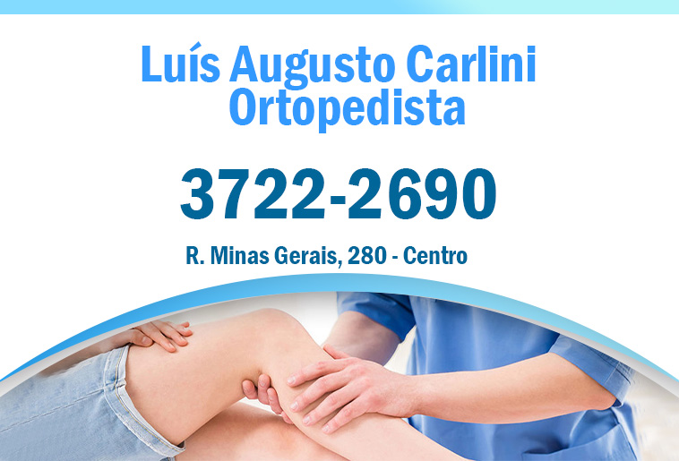 Banner DR LUÍS HENRIQUE CARLINI ORTOPEDISTA