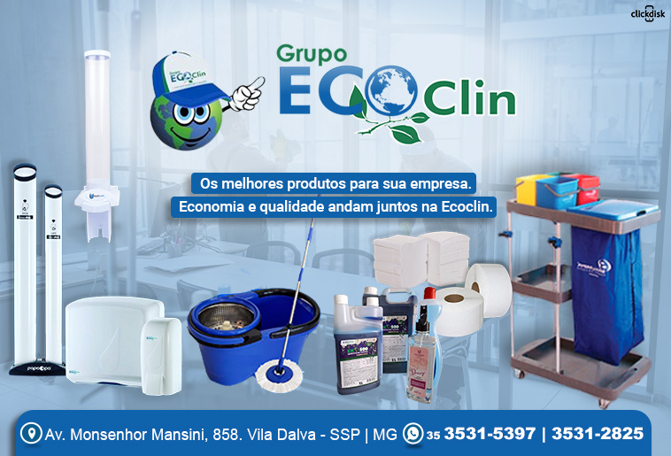 ECOCLIN PRODUTOS EM LIMPEZA POÇOS DE CALDAS