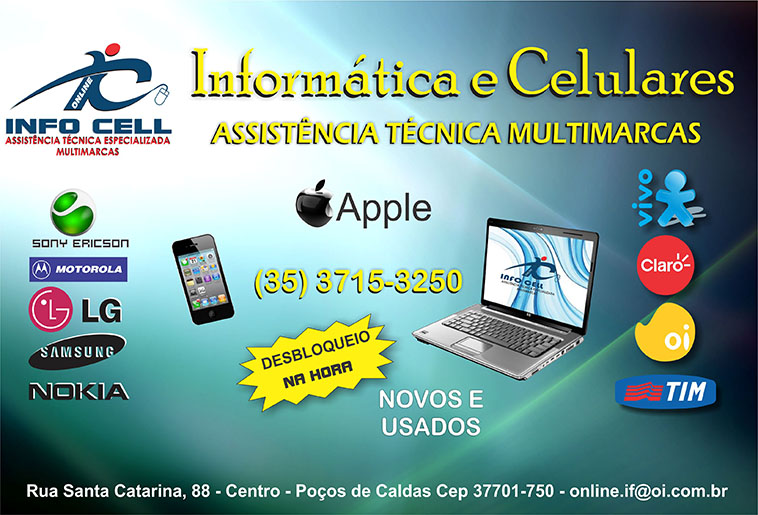 INFO CELL INFORMÁTICA E CELULARES, 3715-3250 - Click & Disk