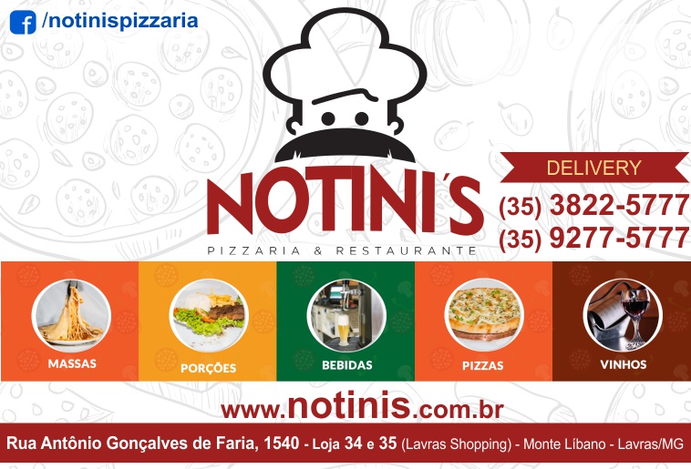 NOTINI'S PIZZARIA E RESTAURANTE, 3822-5777 - Click & Disk